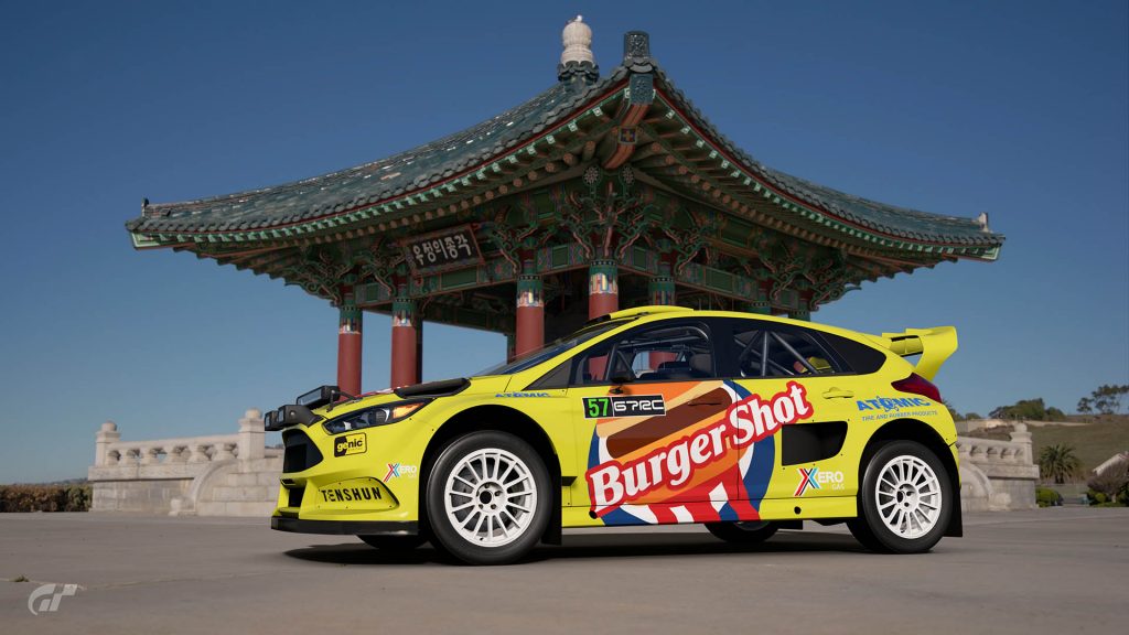 Burger Shot World Rally Team Ford Focus Livery