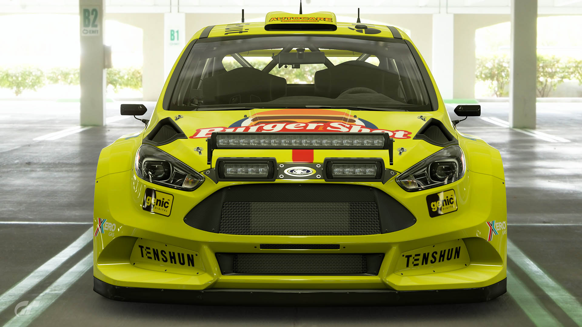Burger Shot World Rally Team Ford Focus Livery