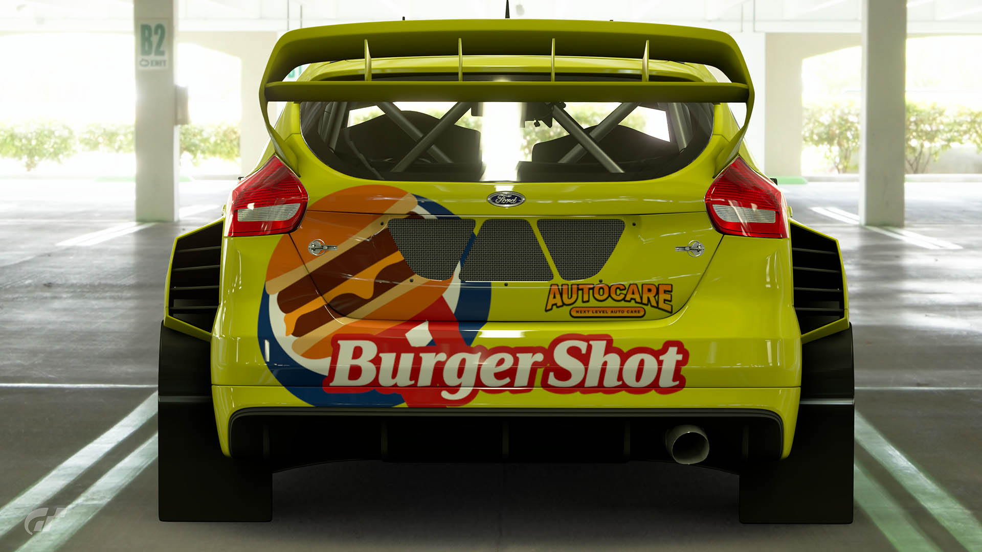 Burger Shot World Rally Team Ford Focus Livery