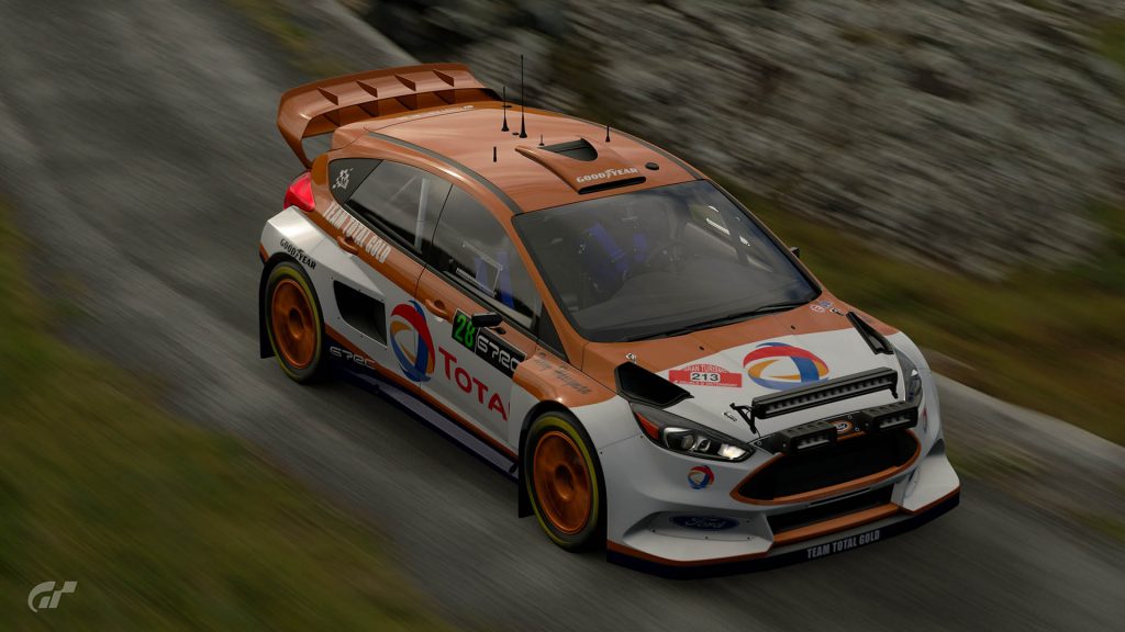 Malcolm Wilson Total Gold Ford Focus Tribute Livery - Double G Motorsport