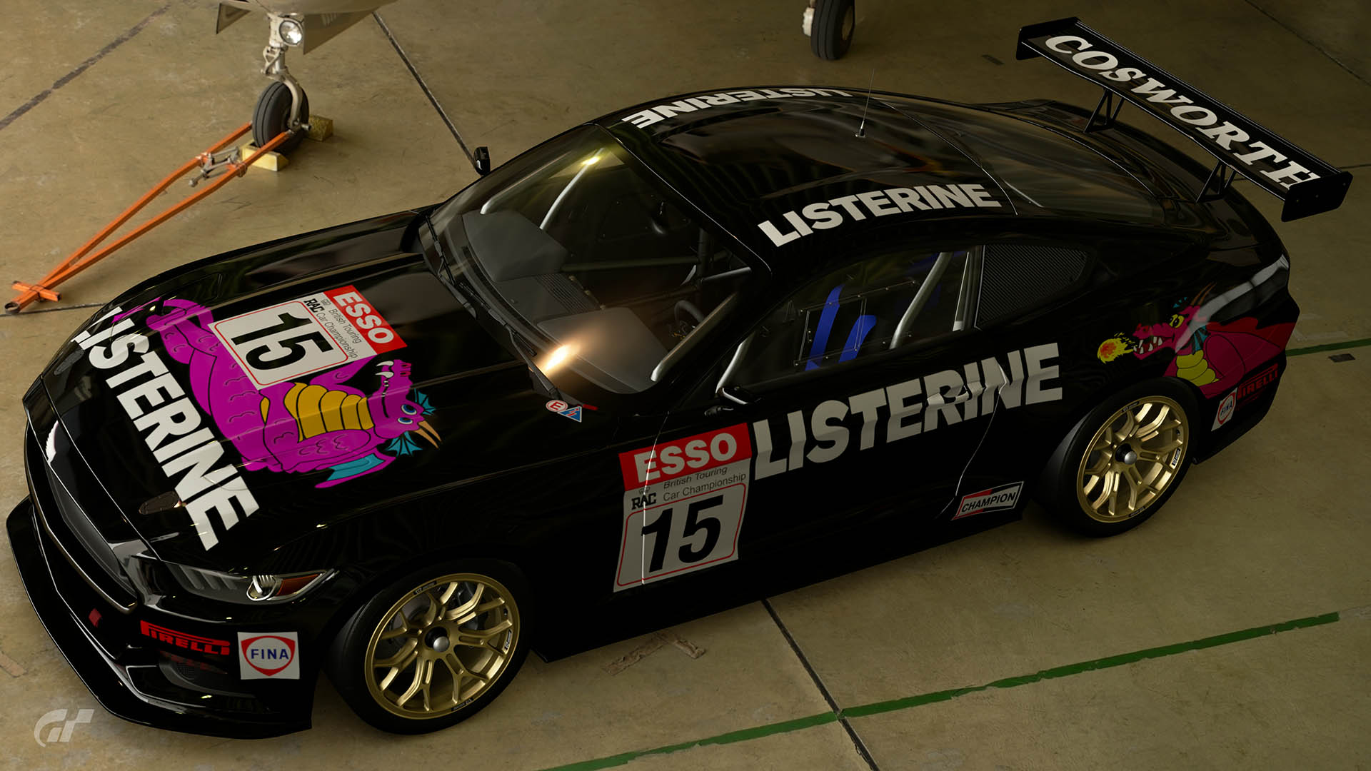 Graham Goode Listerine 1990 BTCC Ford Mustang Liveries - Double G ...