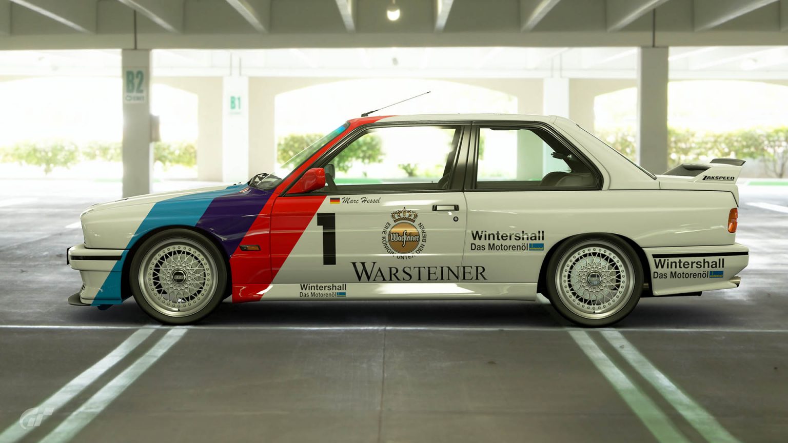 1987 Marc Hessel DTM BMW M3 - Double G Motorsport